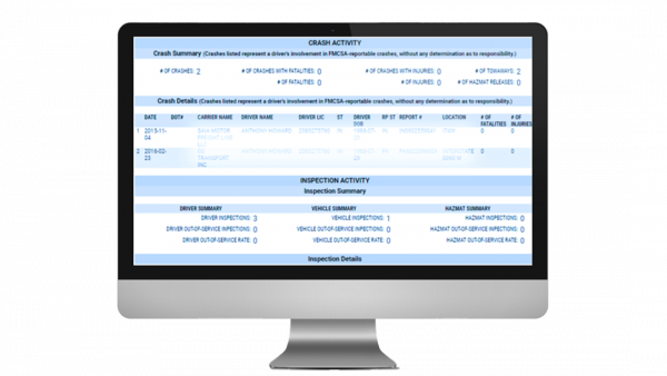 Driving Record - Instant Driving Records